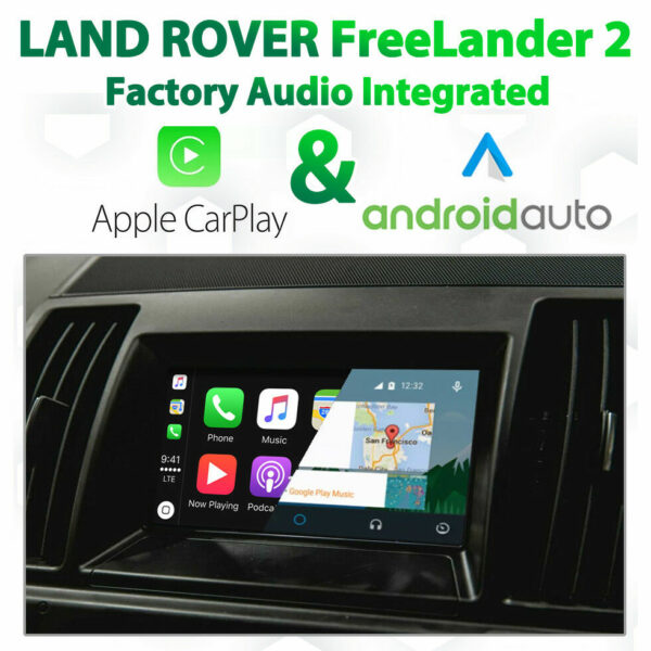 Land Rover Freelander, Discovery , Gps multimedia con Carplay & Android ...